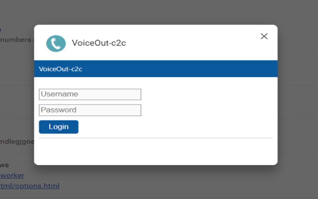 voiceetc c2c for Google Chrome - Extension Download