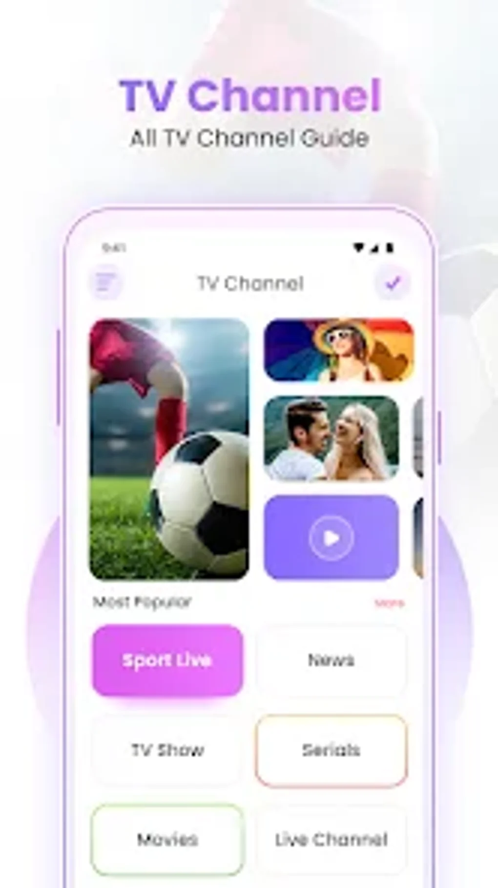 Live TV All Channels Guide cho Android - Tải về