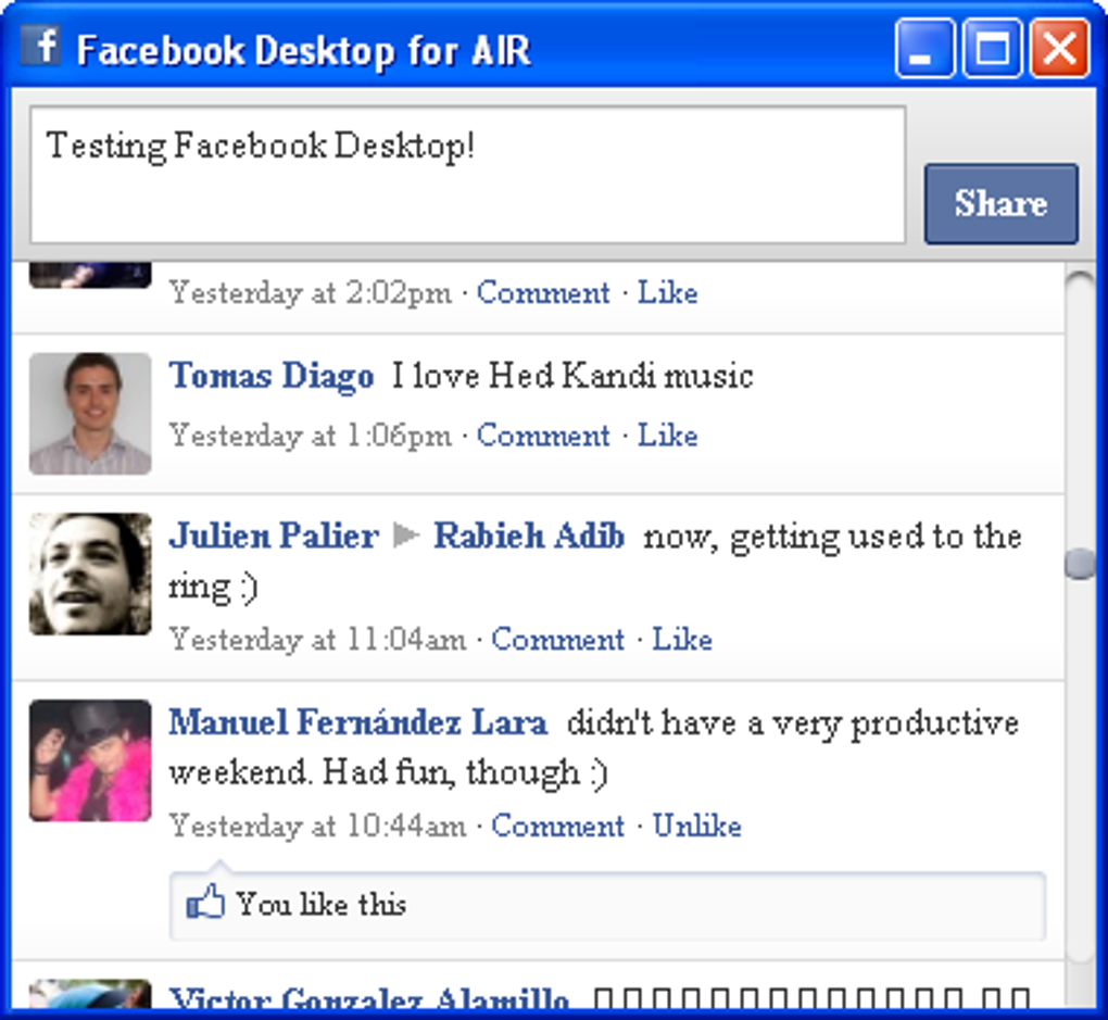 Facebook Desktop - Download