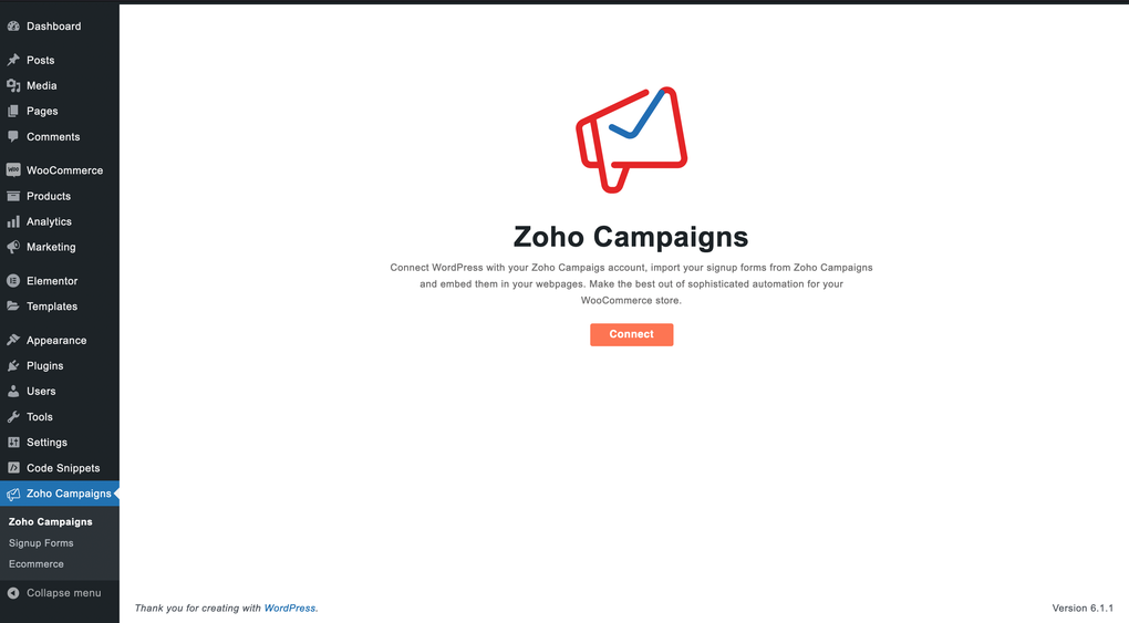 Zoho Campaigns for WordPress - Download