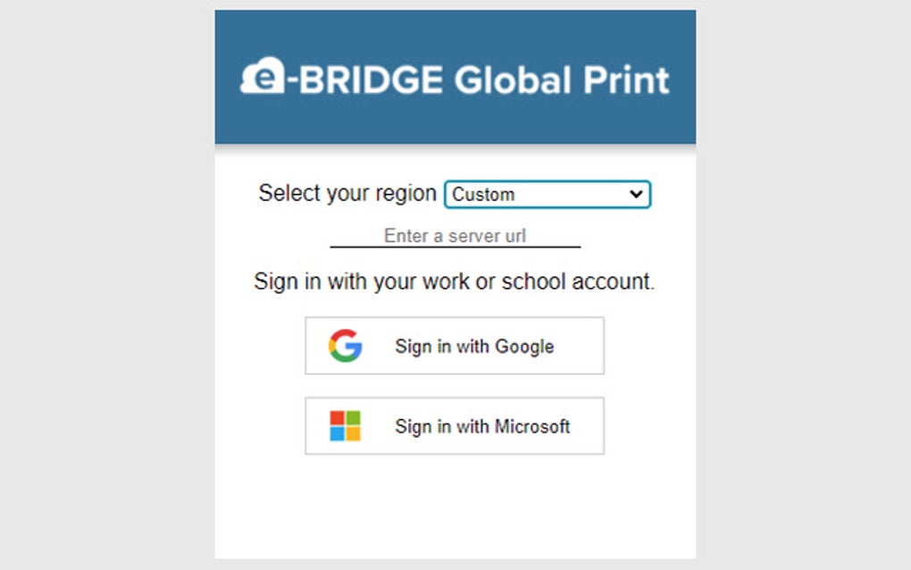 e-BRIDGE Global Print Extension สำหรับ Google Chrome - ส่วนขยาย ดาวน์โหลด