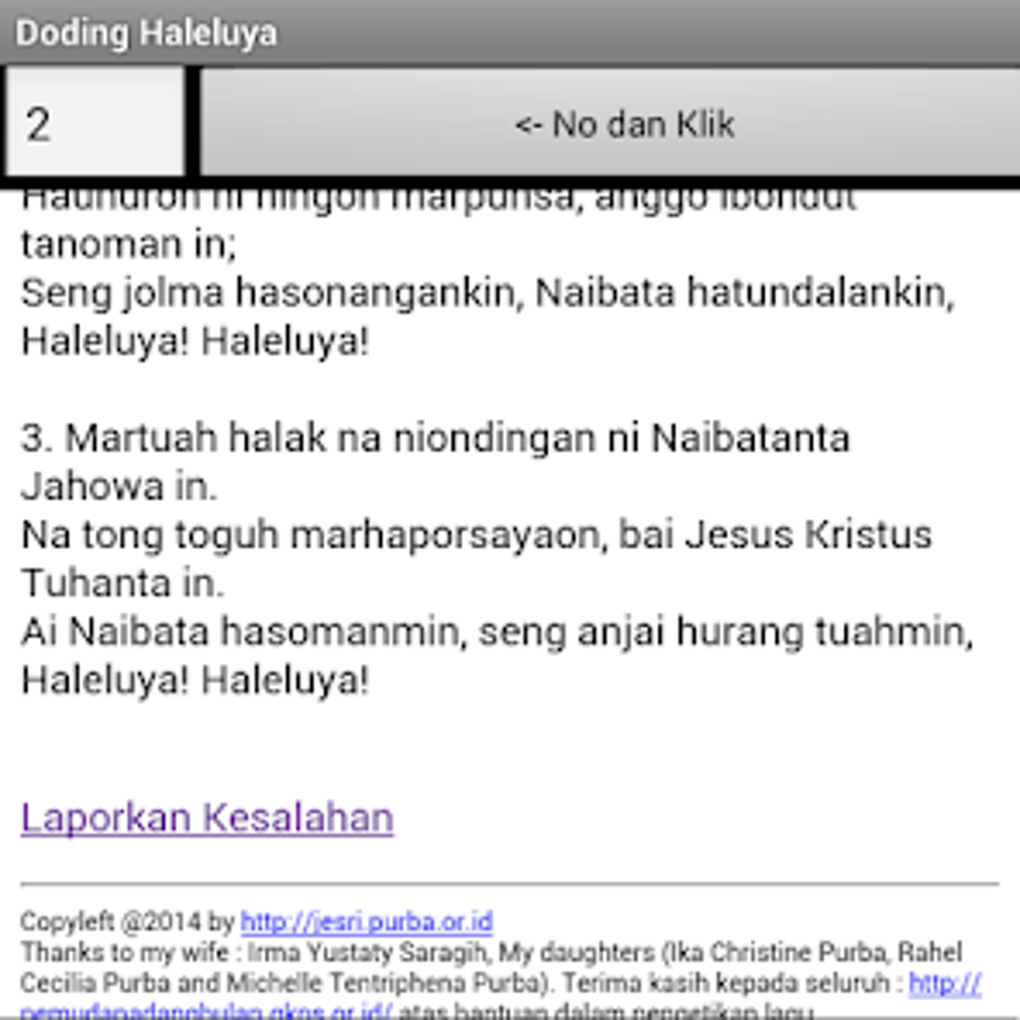 Doding Haleluya Simalungun for Android - Download Doding Haleluya Simalungun for Android - Download