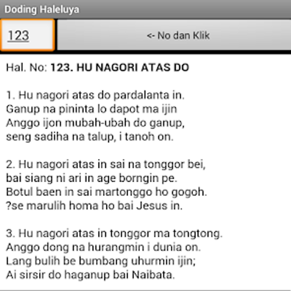 Doding Haleluya Simalungun for Android - Download Doding Haleluya Simalungun for Android - Download