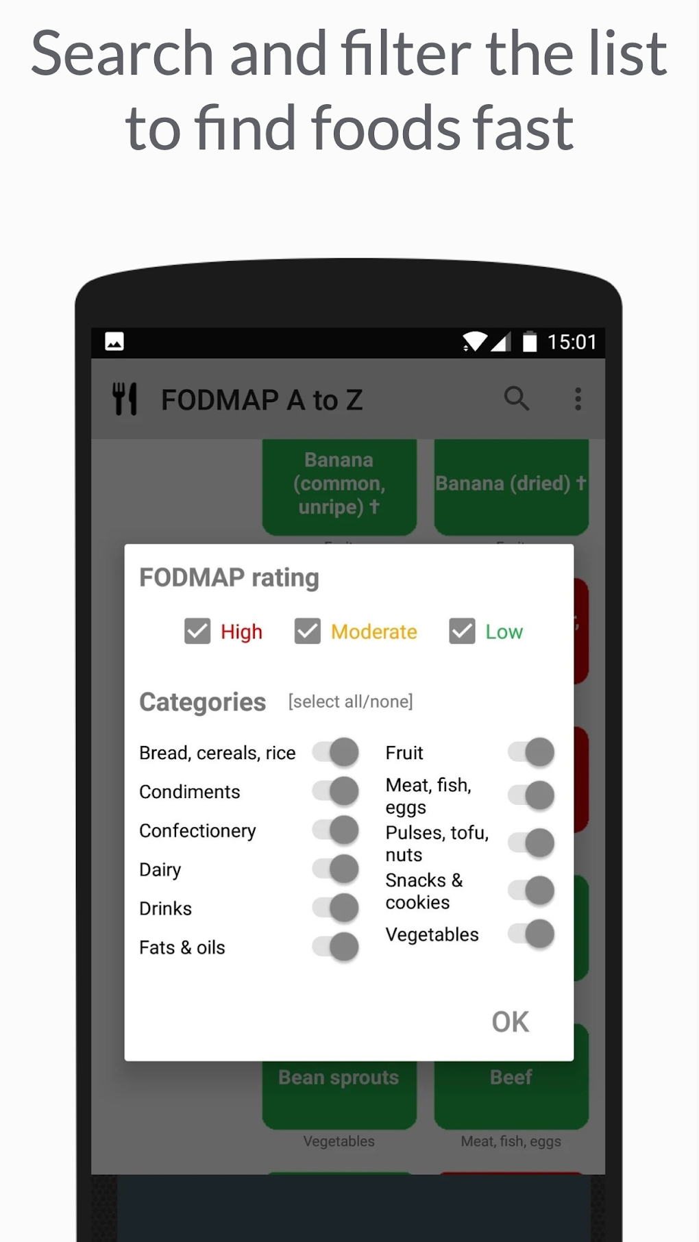 Low FODMAP diet A to Z APK for Android - Download