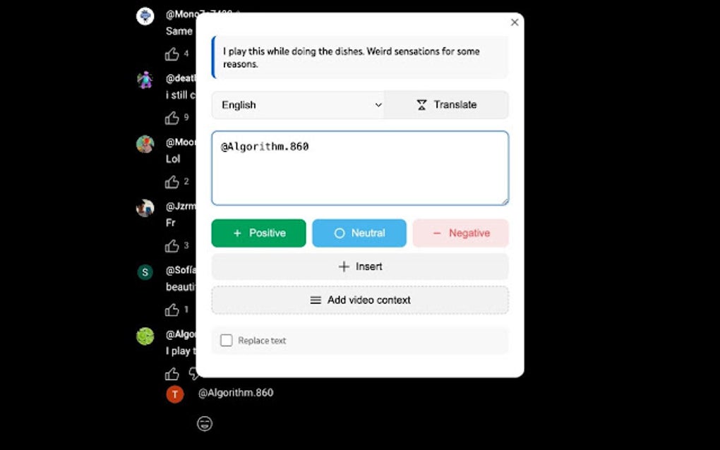 YouTube Comment Assistant for Google Chrome - Extension Download
