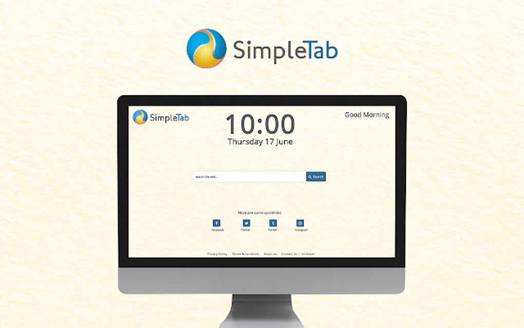 Simple Tab for Google Chrome - Extension Download Simple Tab for Google Chrome - Extension Download