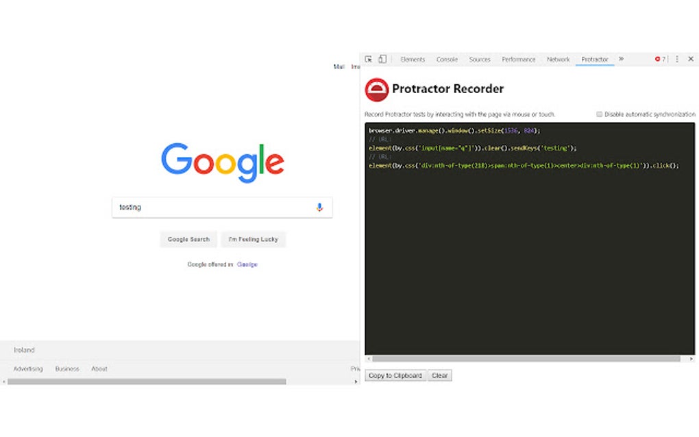Protractor Recorder per Google Chrome - Estensione Download Protractor Recorder per Google Chrome - Estensione Download