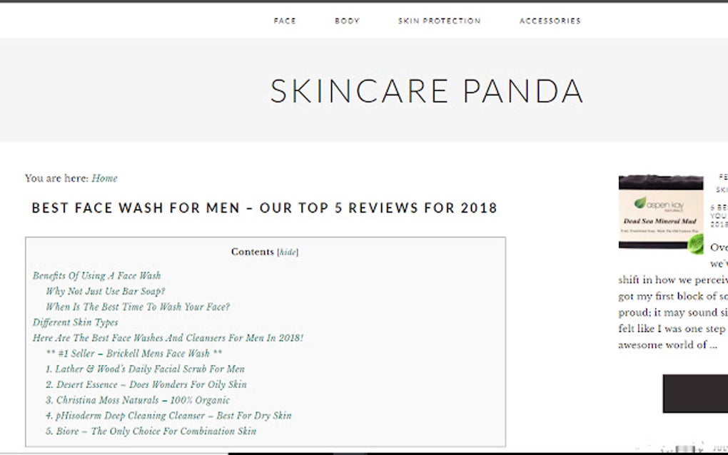Skincare Panda Google Chrome için - Eklenti İndir