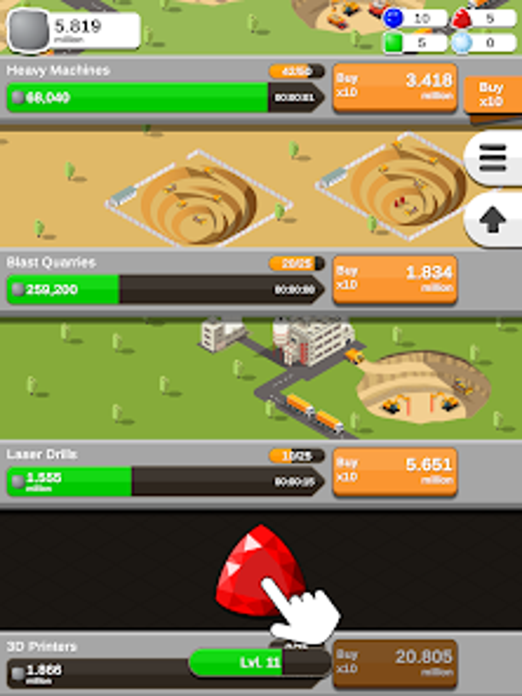 Rock Collector - Idle Clicker for Android - Download