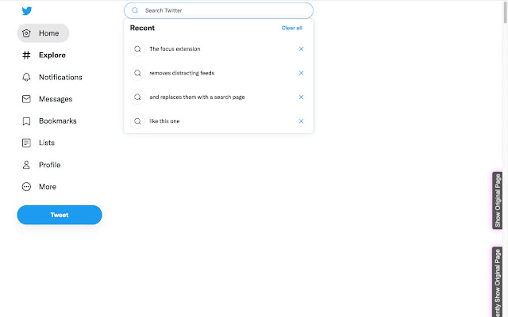 Focus Google Chrome 용 - 확장 프로그램 다운로드