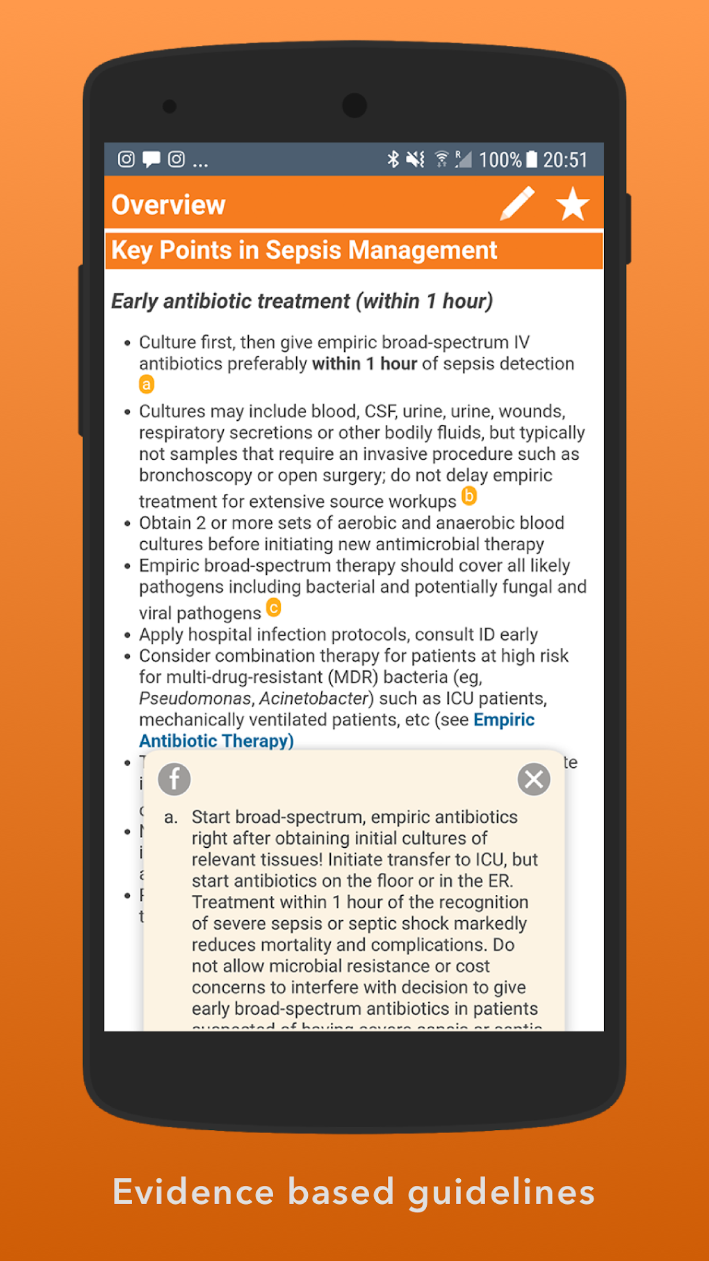 Sepsis Clinical Guide APK pour Android - Télécharger