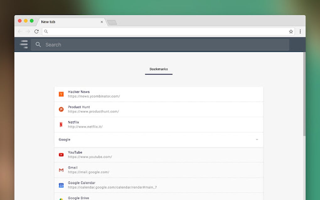 Quink - Your quick bookmark new tab para Google Chrome - Extensión ...