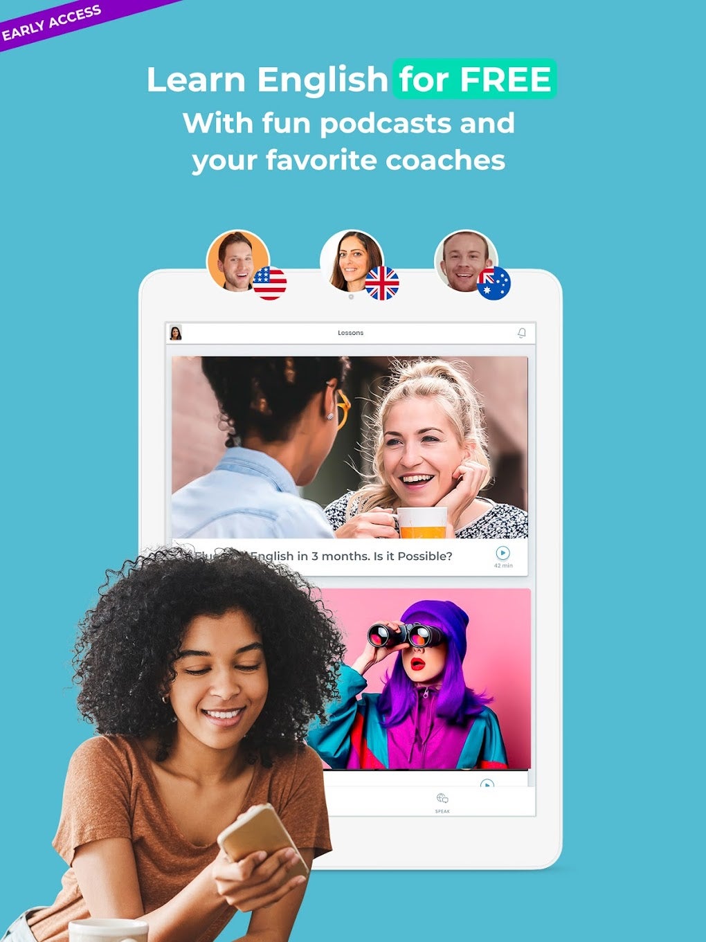 RealLife: Speak Listen to Real Life English para Android - Download