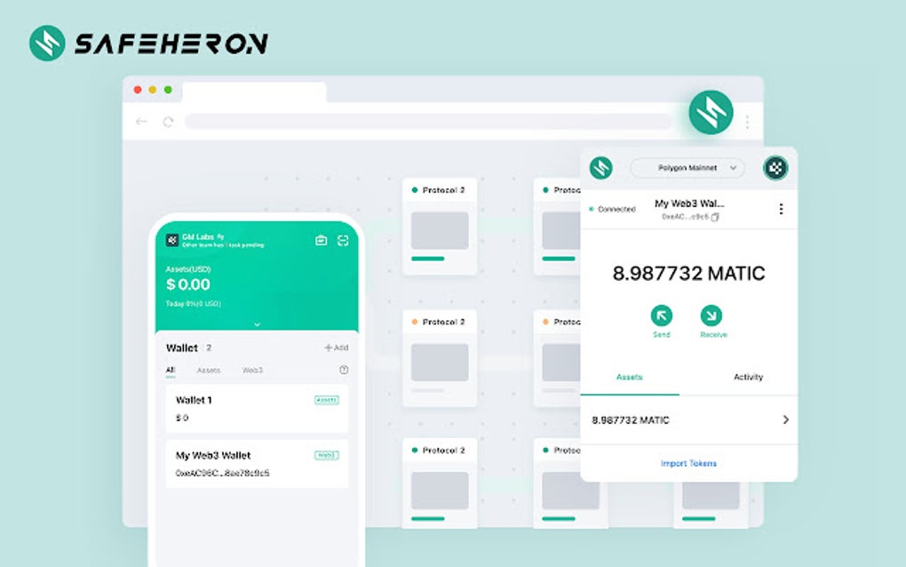 Safeheron Google Chrome 용 - 확장 프로그램 다운로드