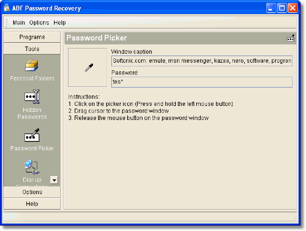 ABF Password Recovery - Download