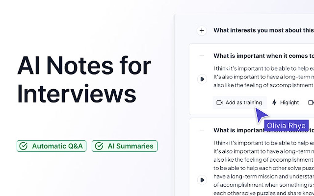 Aspect - AI Notes For Interviews & Recruiters para Google Chrome ...