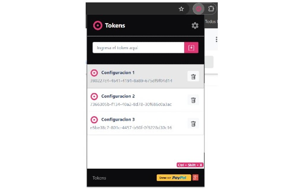 Consul Tokens สำหรับ Google Chrome - ส่วนขยาย ดาวน์โหลด