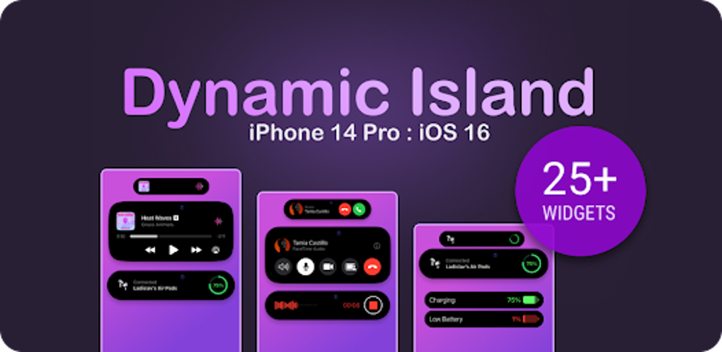 Dynamic Island - IOS 16 Notch for Android - Download