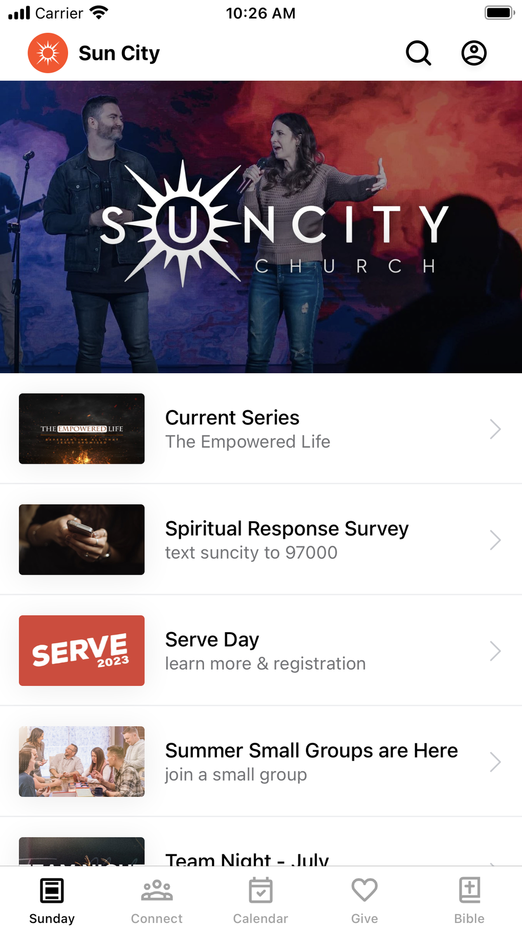 Sun City Church for iPhone - 無料・ダウンロード