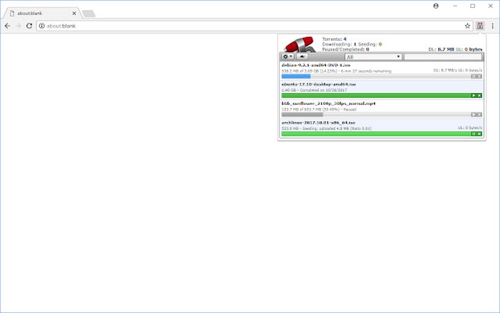 Remote Transmission ++ for Google Chrome - Extension Download