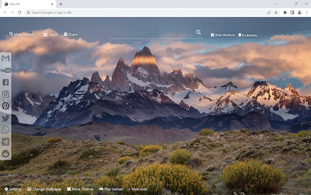 Mountain Wallpaper para Google Chrome - Extensión Descargar