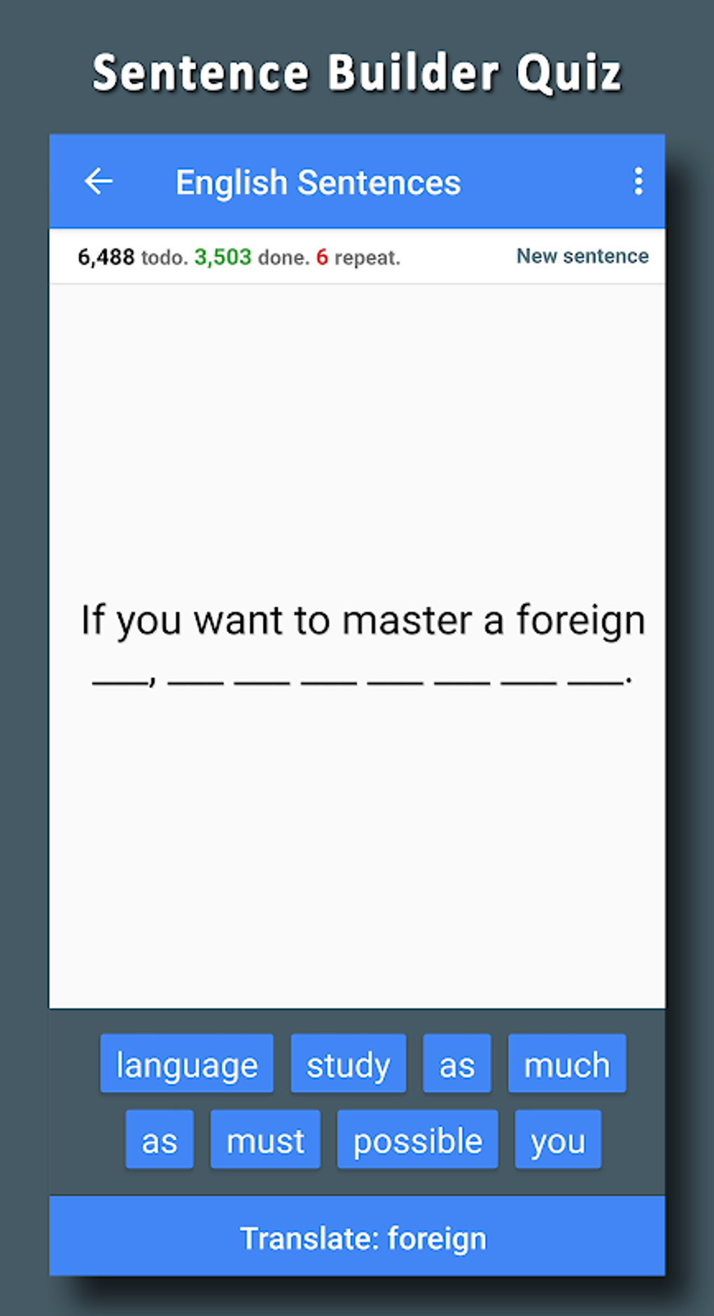 Learn English Sentences Android 