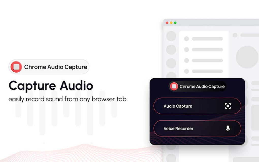 Chrome Audio Capture cho Google Chrome - Tiện ích mở rộng Tải về