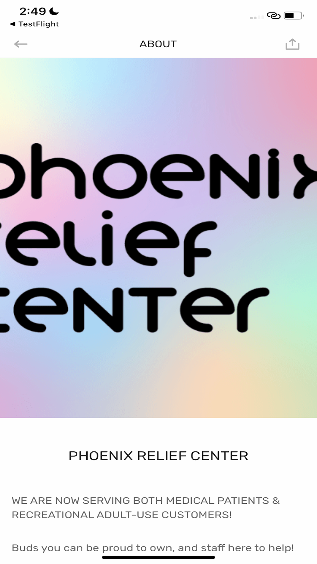 Phoenix Relief Center for iPhone - Download