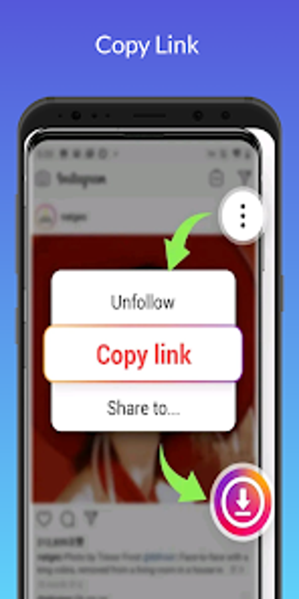 Video Downloader For Instagram para Android - Descargar