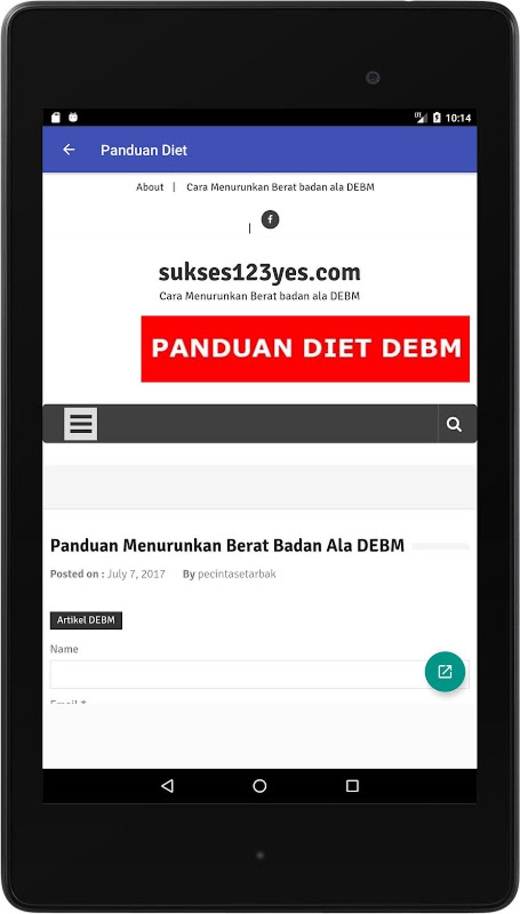 DEBM - Diet Enak Bahagia Menyenangkan APK for Android - Download