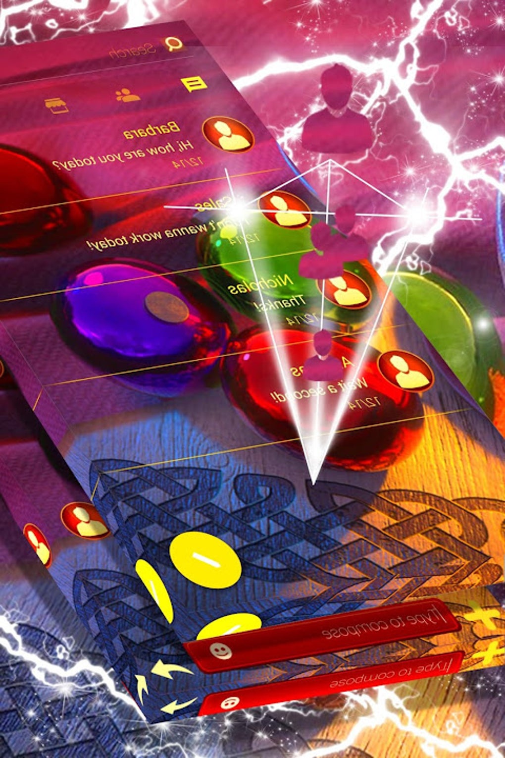 Colorful SMS Theme APK para Android - Descargar