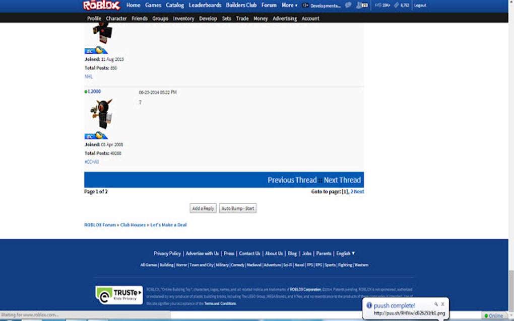 Roblox LMaD Forum+ for Google Chrome - Extension Download