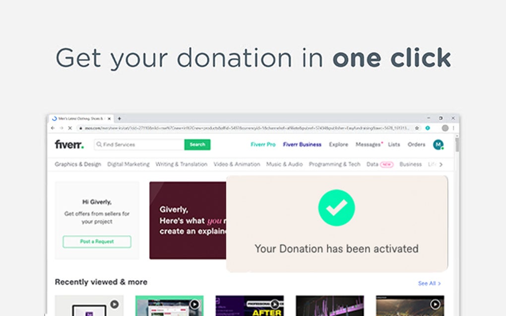 Giverly Donation Reminder for Google Chrome - Extension Download