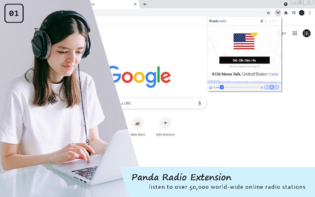 Panda Radio for Google Chrome - Extension Download