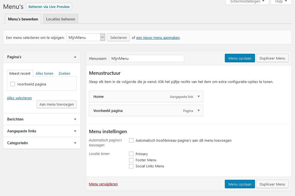 BCM Duplicate Menu for WordPress - Download