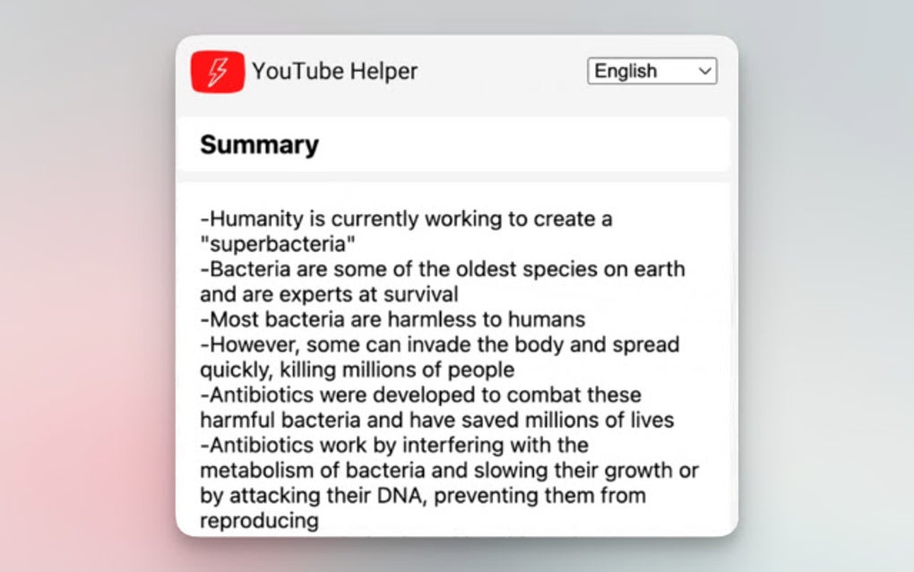 Youtube Helper for Google Chrome - Extension Download