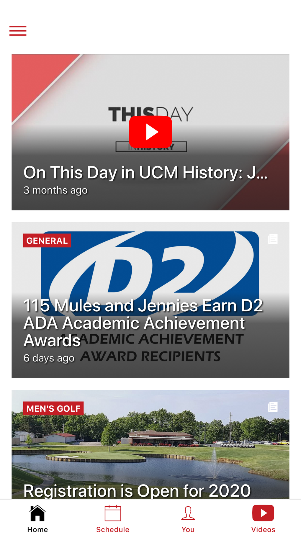 UCM Athletics for iPhone - Download