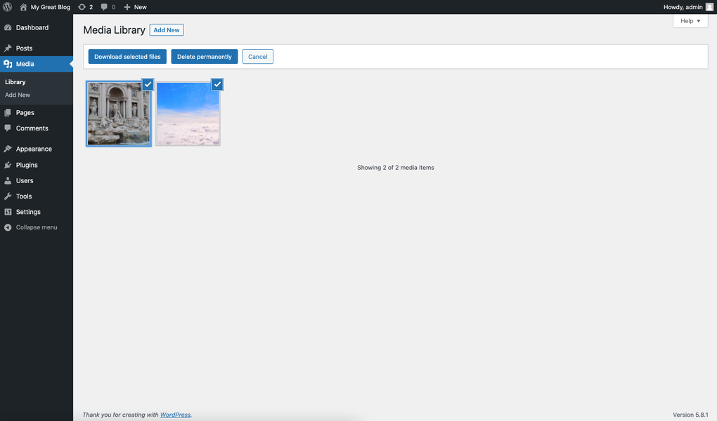 Media Library Downloader para WordPress - Descargar