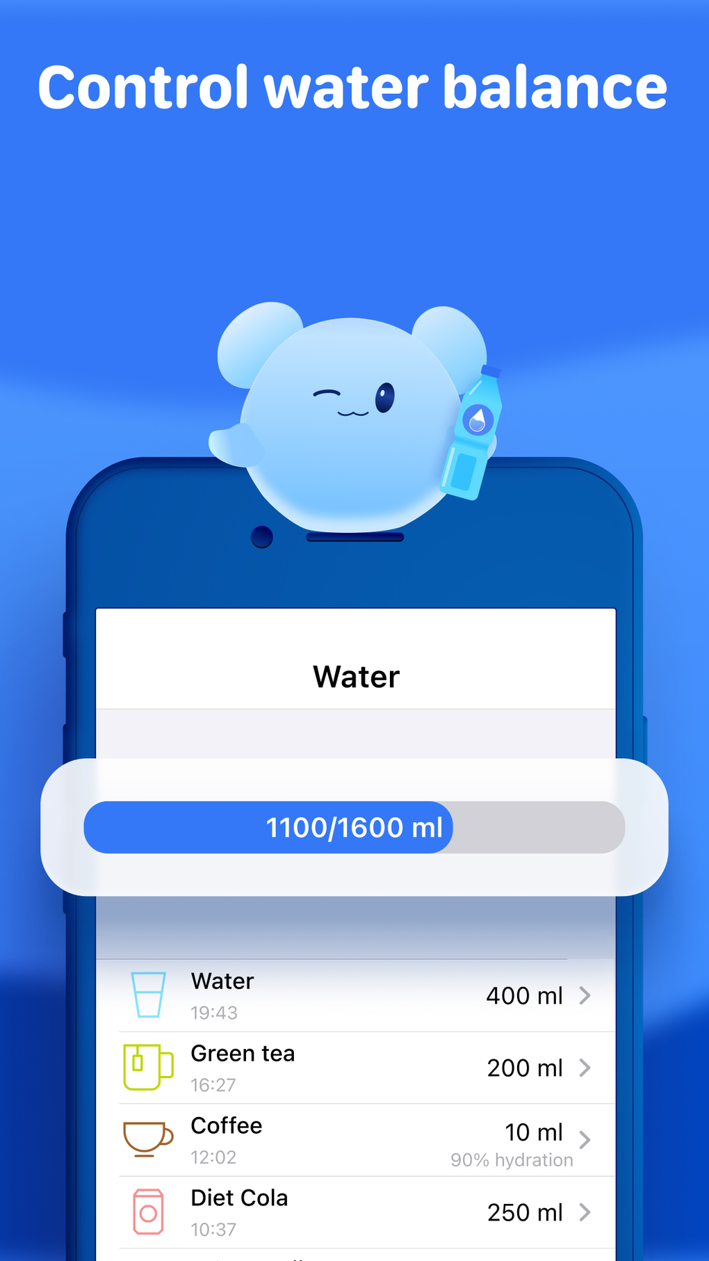 Water Tracker. Drink Reminder para iPhone - Descargar