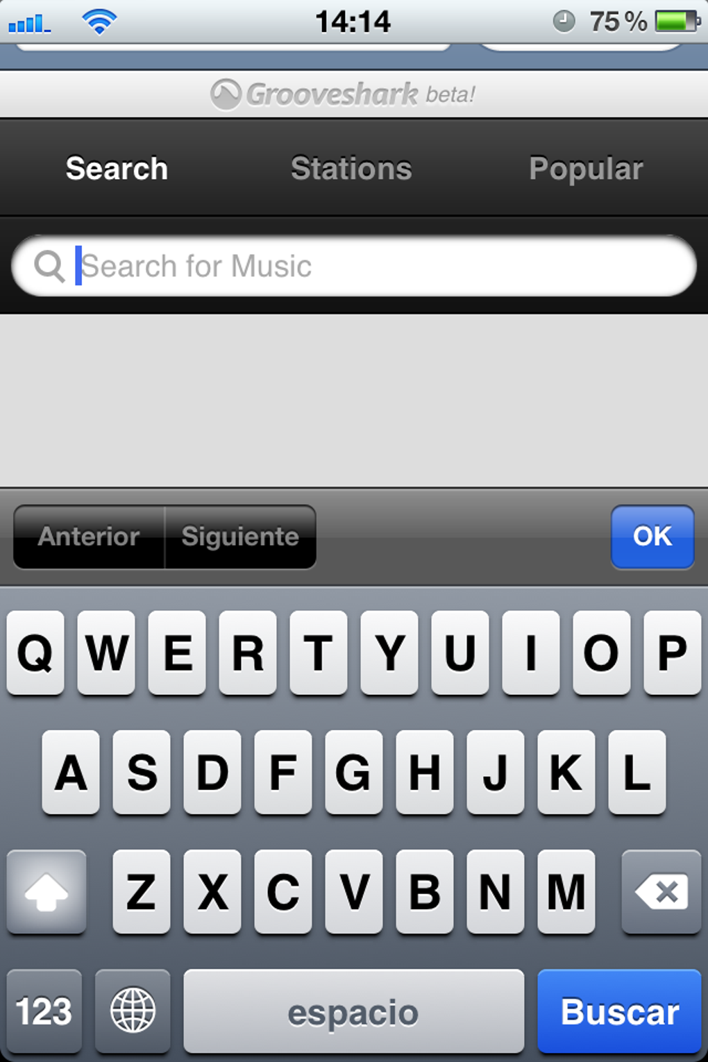 Grooveshark Mobile Online