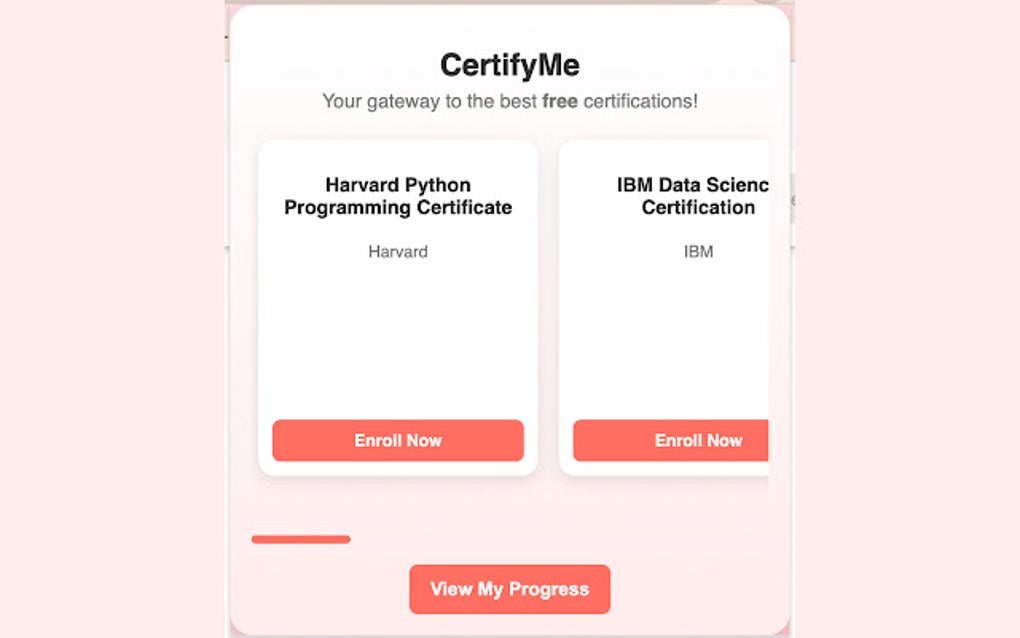 CertifyMe para Google Chrome - Extensión Descargar