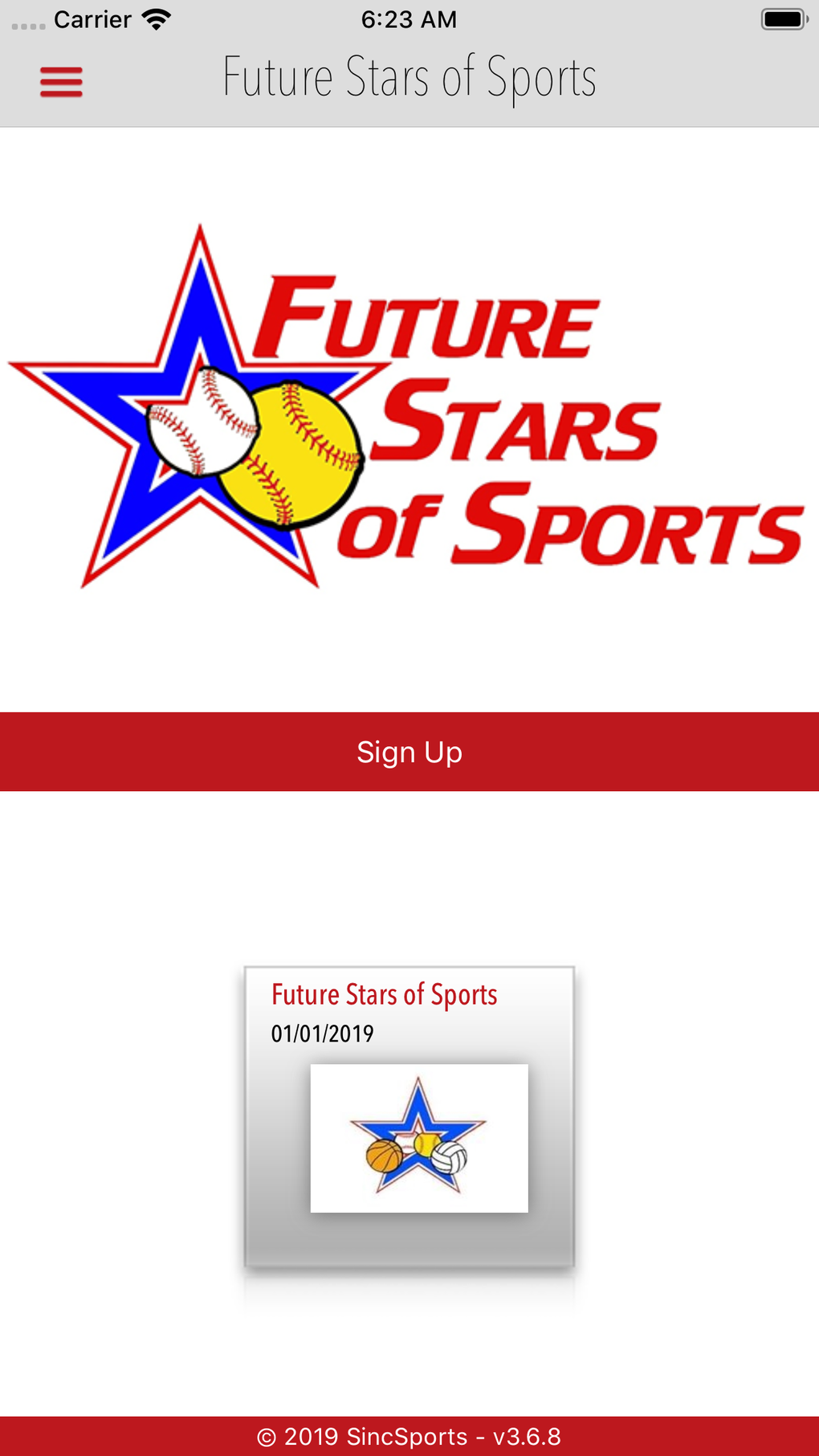 Future Stars of Sports para iPhone - Descargar