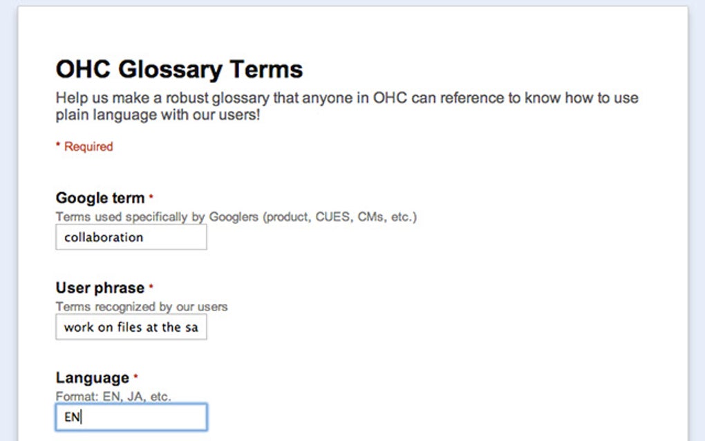 OHC Glossary finder para Google Chrome - Extensión Descargar