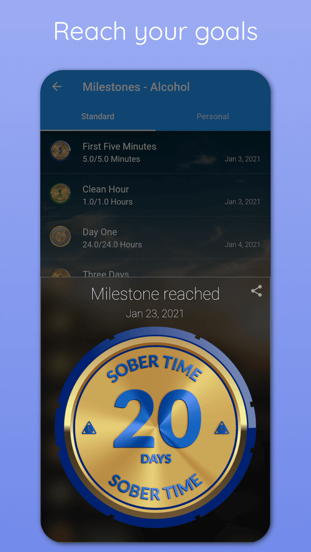 Sober Time - Sober Day Counter for Android - Download