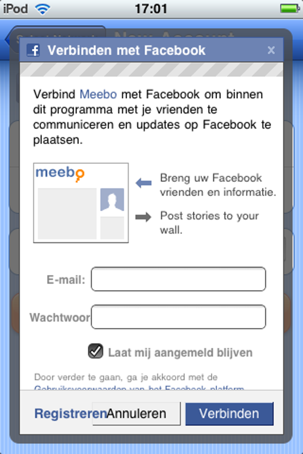 Meebo voor iPhone - Download