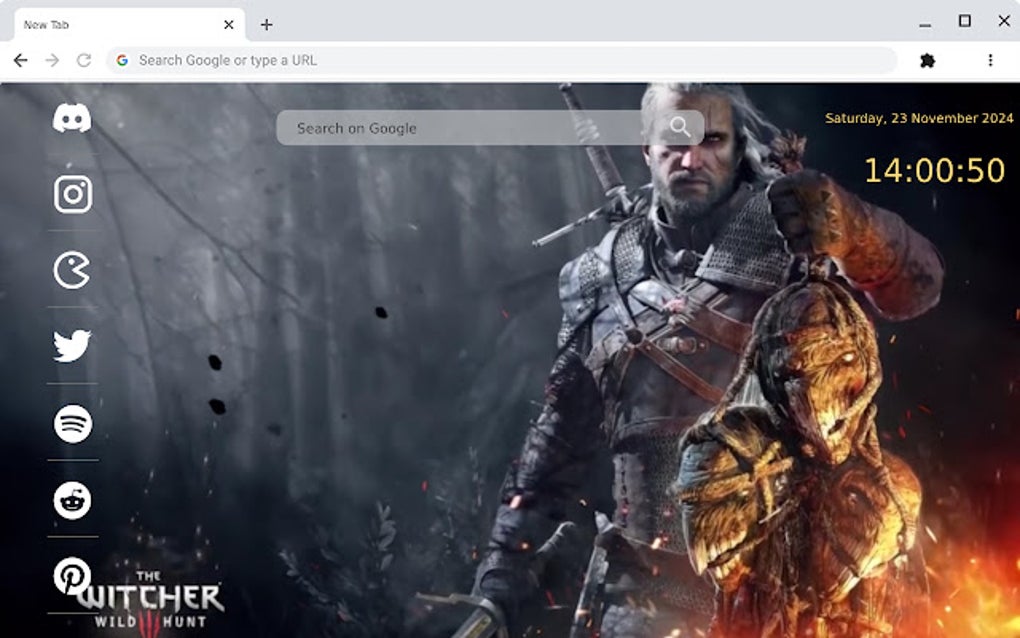The Witcher 3: Wild Hunt Live Wallpaper Google Chrome 용 - 확장 프로그램 다운로드