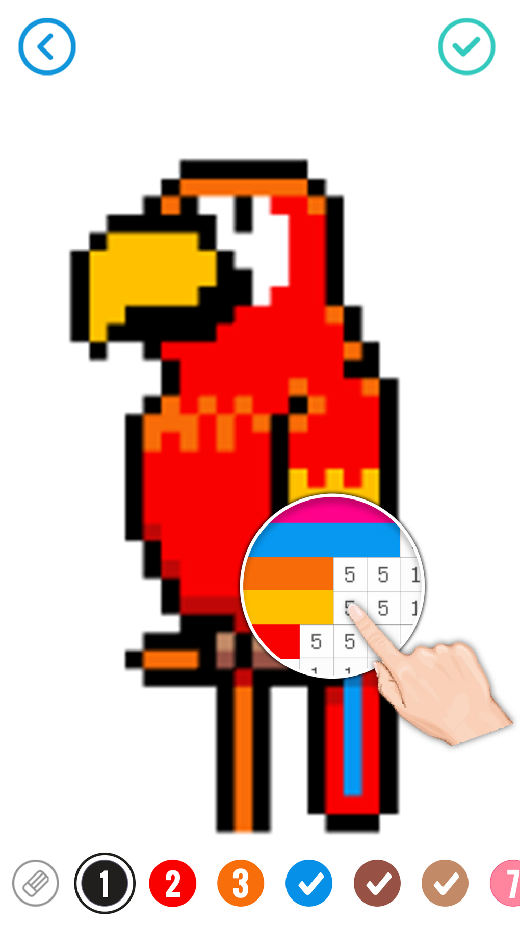 Pixel Cartoon: Number Coloring para iPhone - Descargar