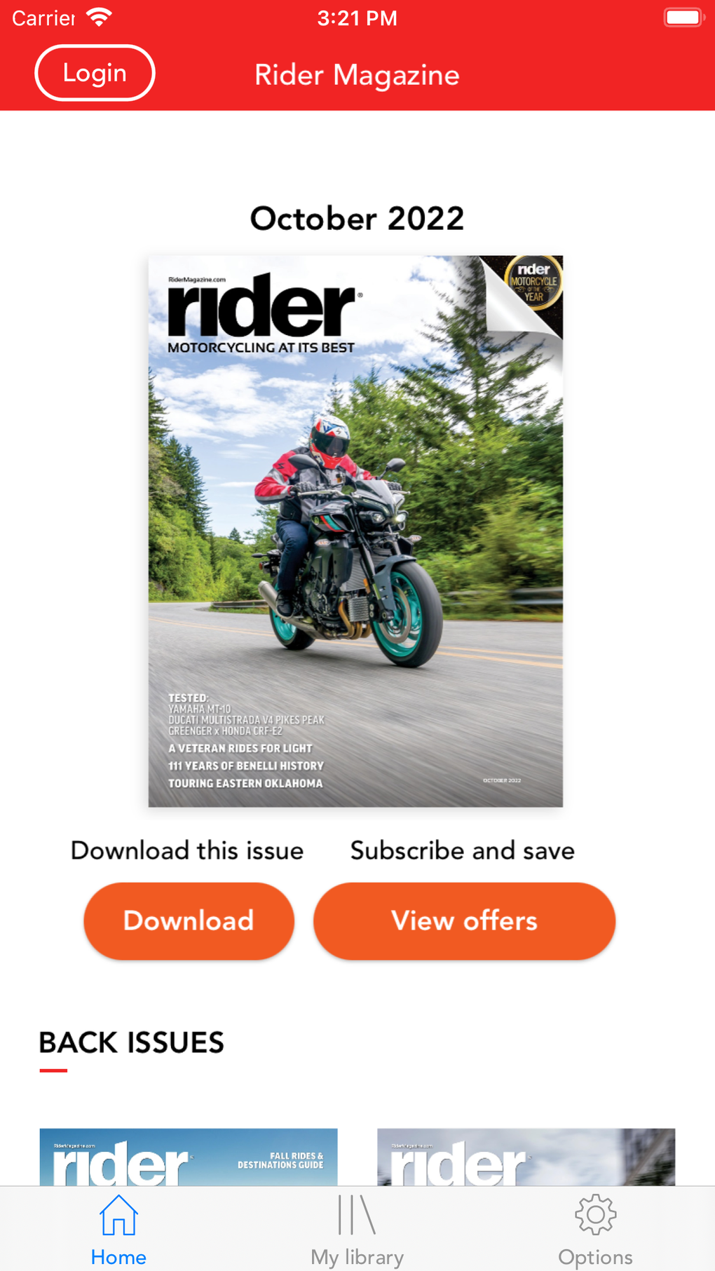 Rider Magazine. for iPhone - Download