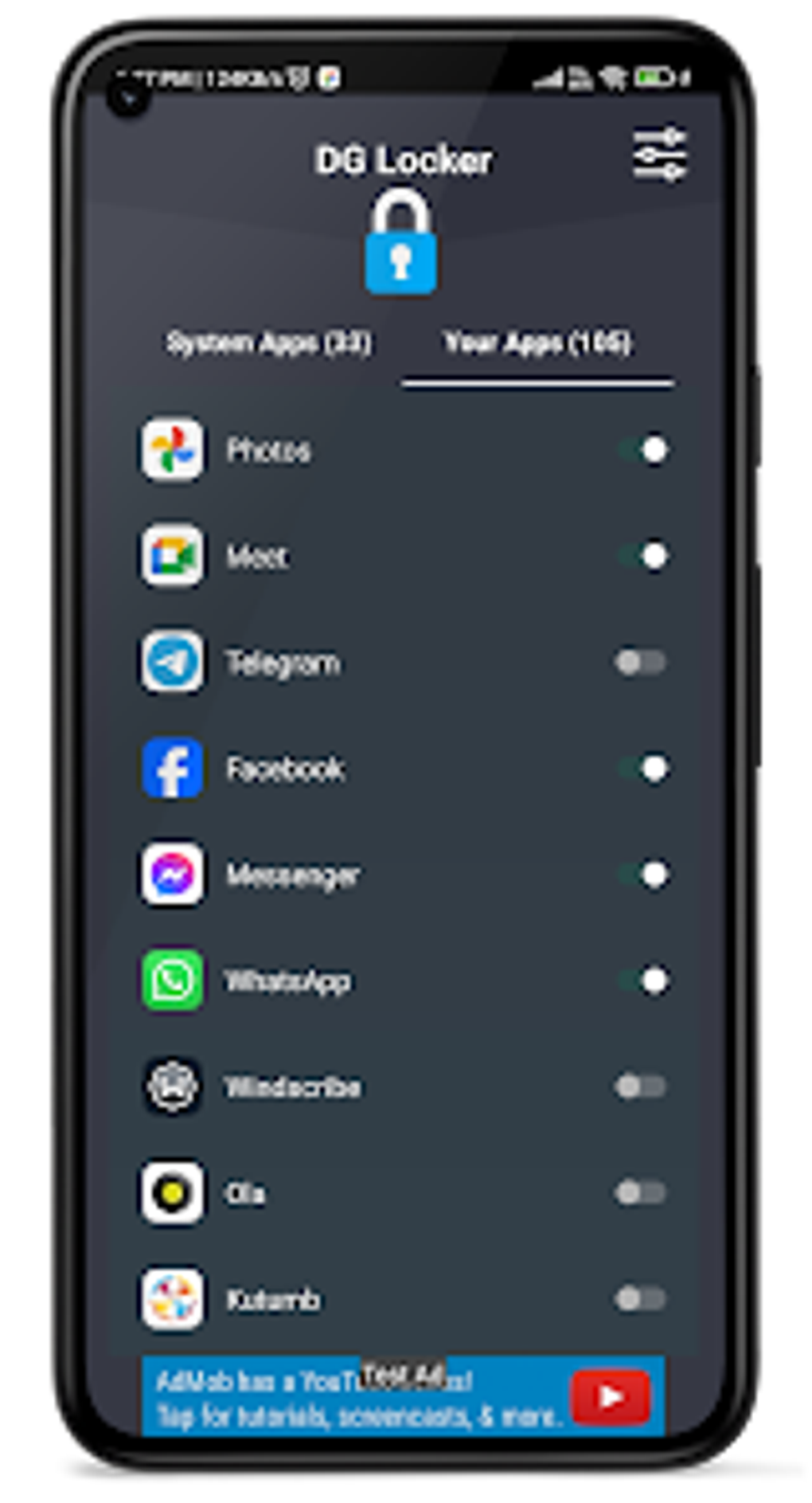 DG AppLock - Locks Apps pour Android - Télécharger