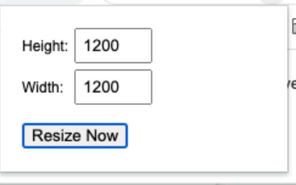Window Resizer para Google Chrome - Extensión Descargar